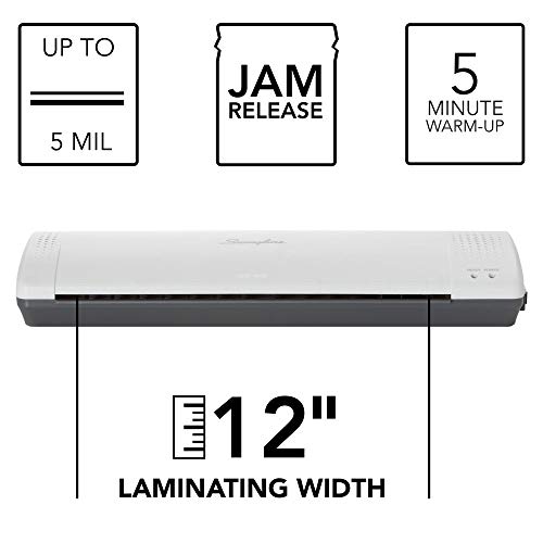 Swingline Thermal Laminator Machine, Inspire Plus, 12 Inch, Quick Warm ...
