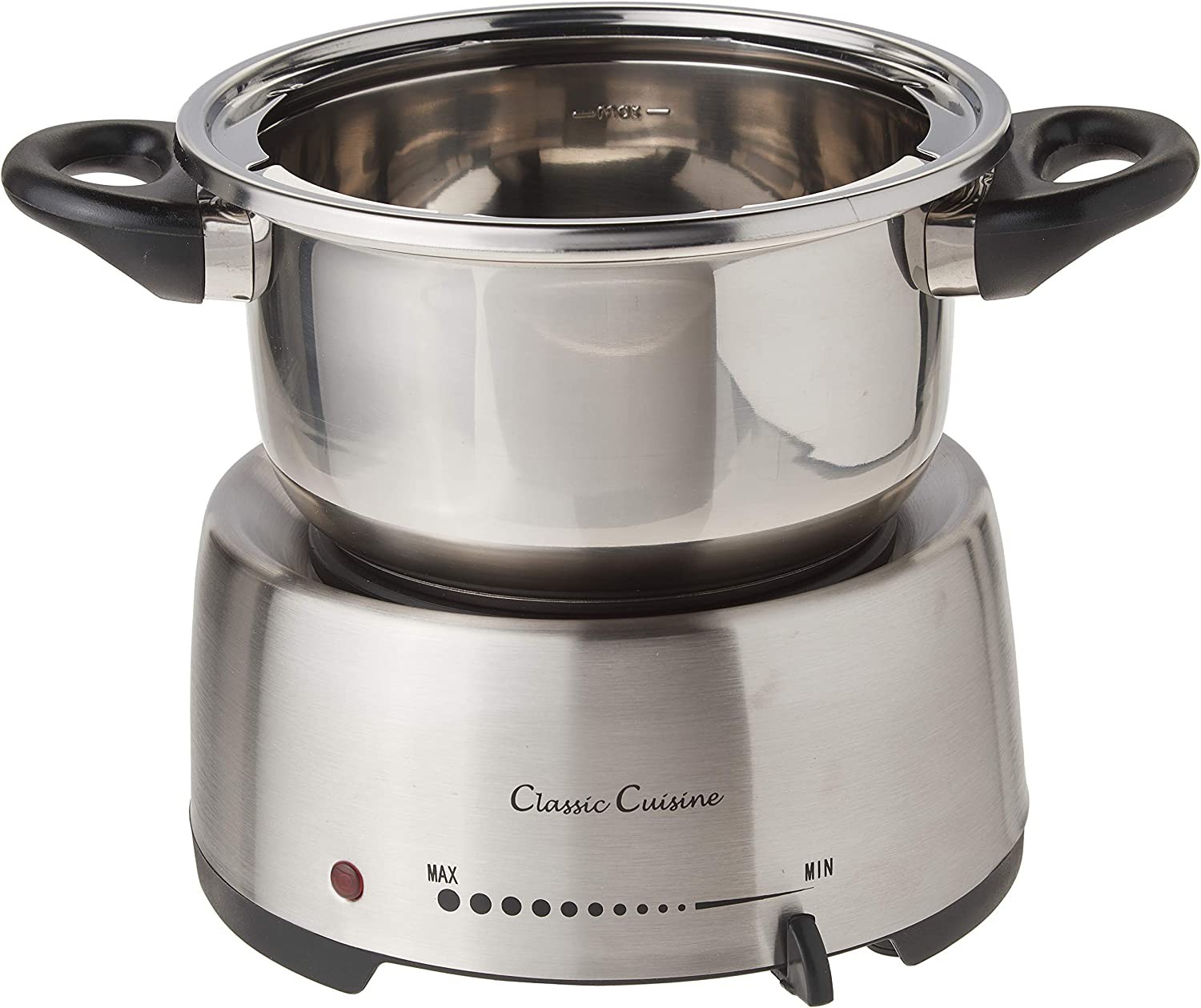 Classic Cuisine 82-KIT1031 Stainless Steel Fondue Set-Melting Pot ...