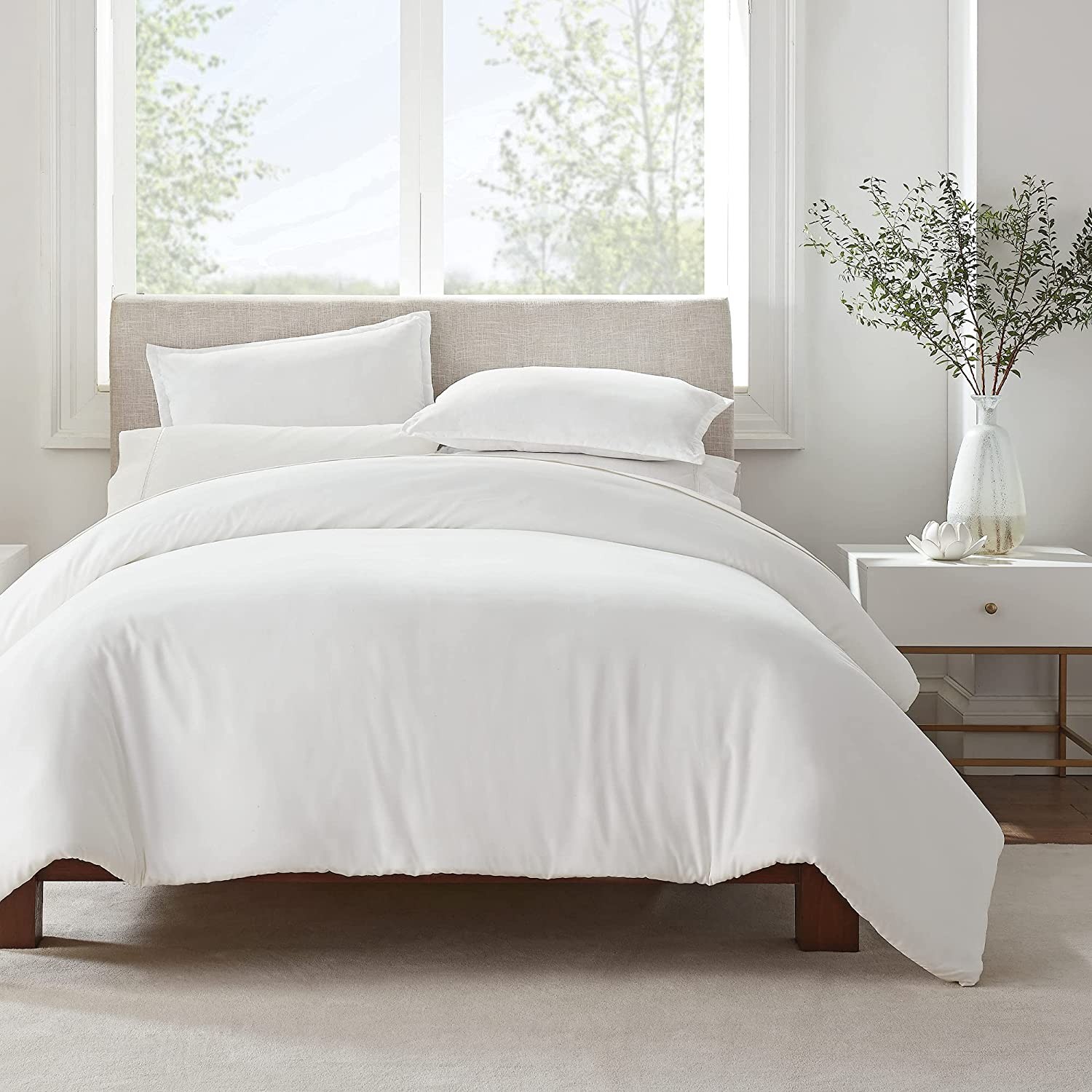 SERTA Simply Clean Ultra Soft Hypoallergenic Stain Resistant 3 Piece ...