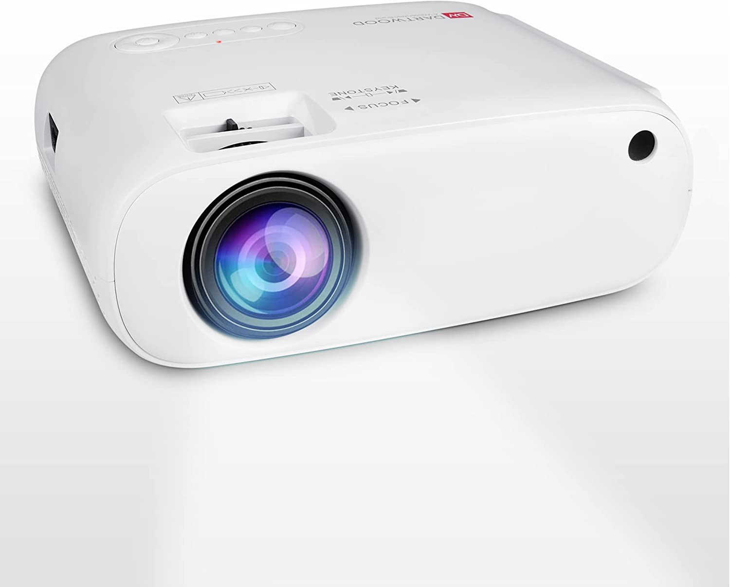 Dartwood Premium 1080P FHD Projector - Portable Home Theater Projector ...