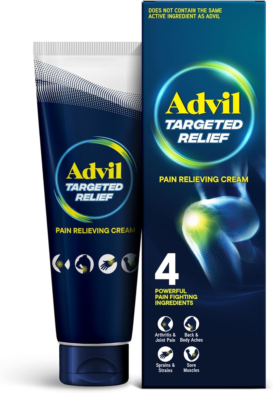 Advil Targeted Relief Pain Relieving Cream, Up to 8 Hours of Powerful ...