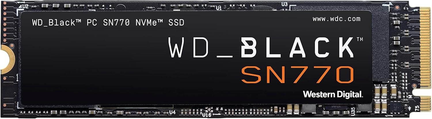 WD_BLACK 1TB SN770 NVMe Internal Gaming SSD Solid State Drive - Gen4 ...