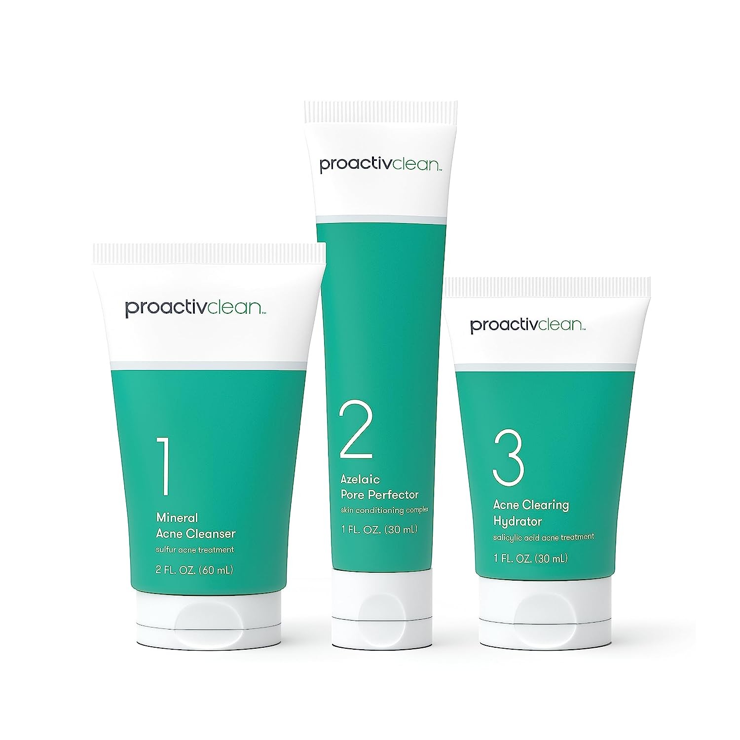 Proactiv Clean 3 Step Acne Treatment Routine- Sulfur Acne Treatment ...