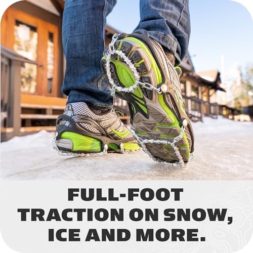 Yaktrax Diamond Grip All-Surface Traction Cleats for Walking on Ice and ...