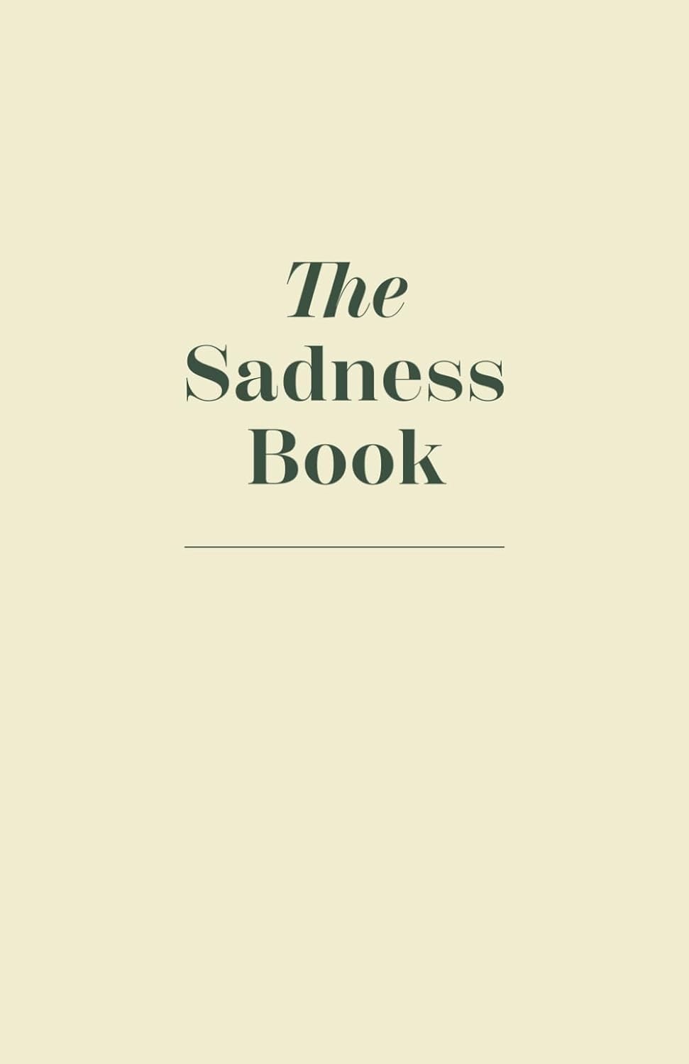 The Sadness Book - A Journal To Let Go Deals and Price History at ...