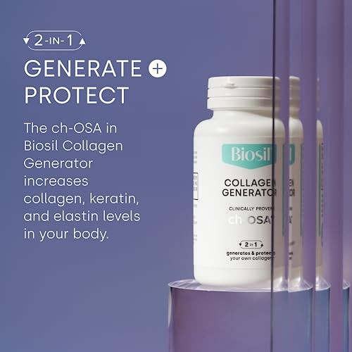 Biosil Collagen Generator - 120 Capsules - with Patented ch-OSA Complex ...