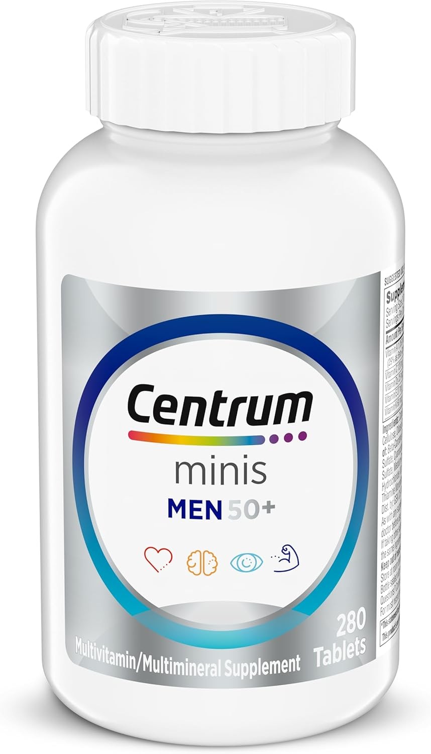 Centrum Minis Silver Multivitamin for Men 50 Plus, Multivitamin ...