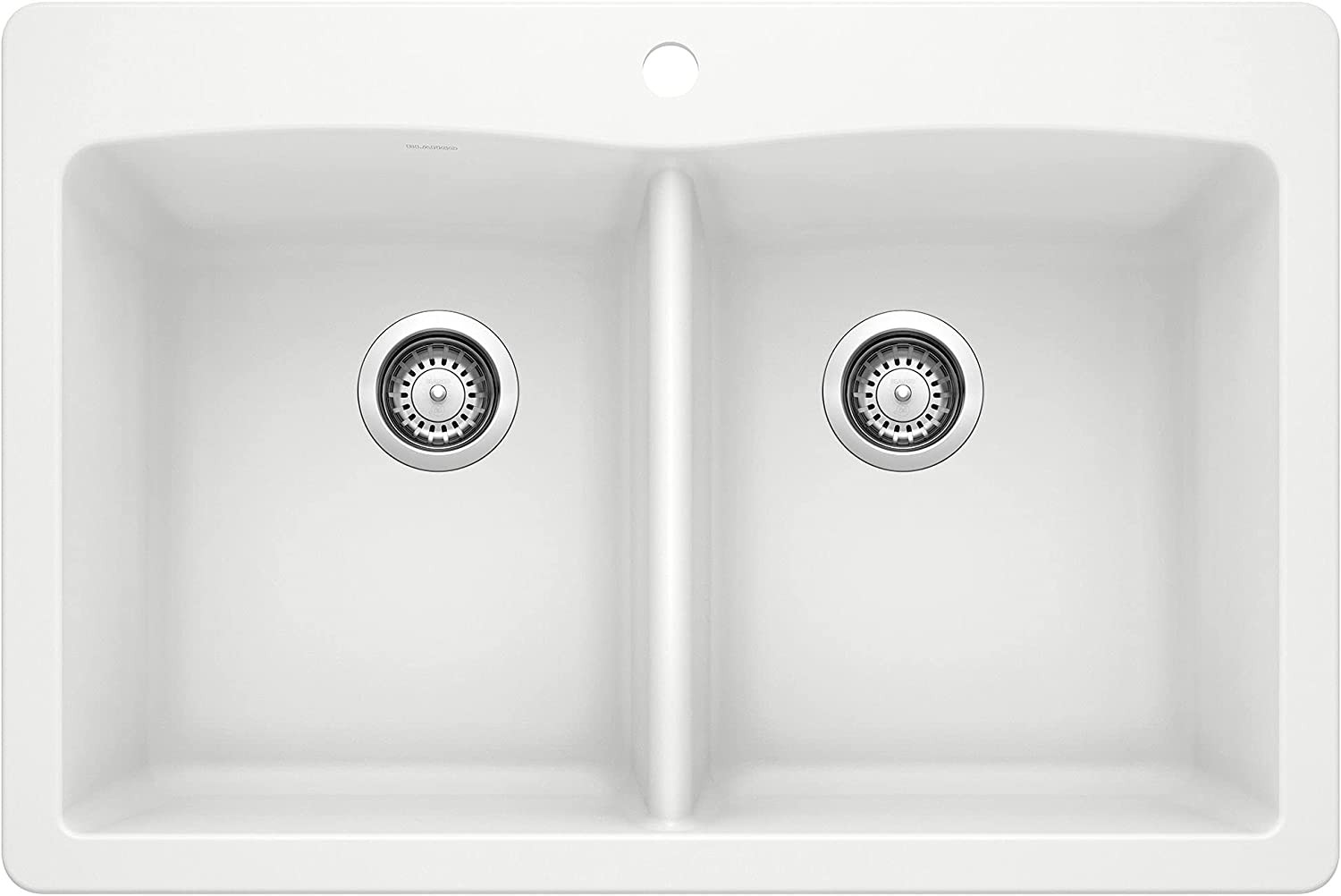 BLANCO 440221 Diamond Silgranit Double Bowl Undermount or Drop-In ...