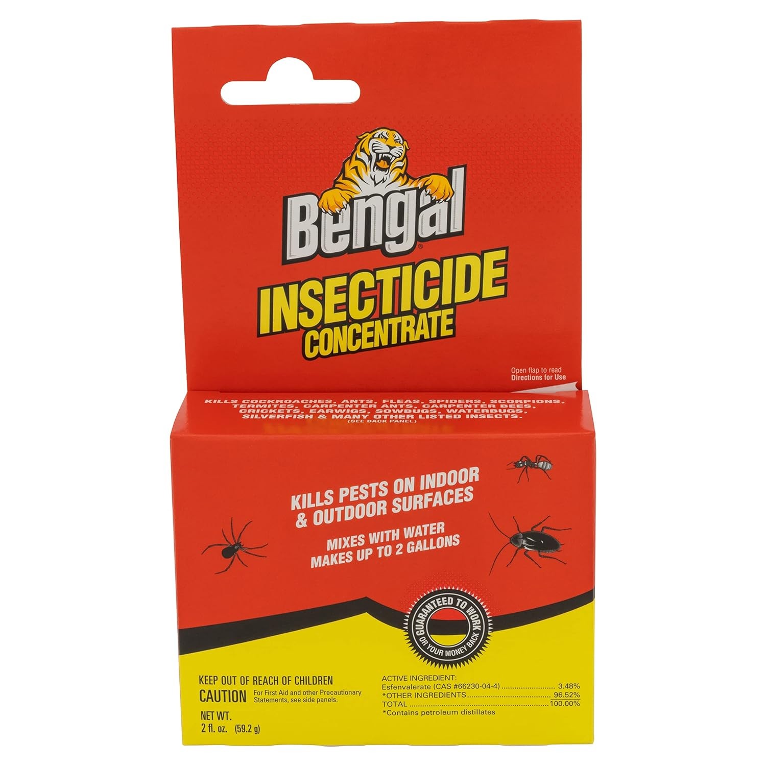 Bengal Insecticide Concentrate, Indoor and Outdoor Insect Killer, Makes ...