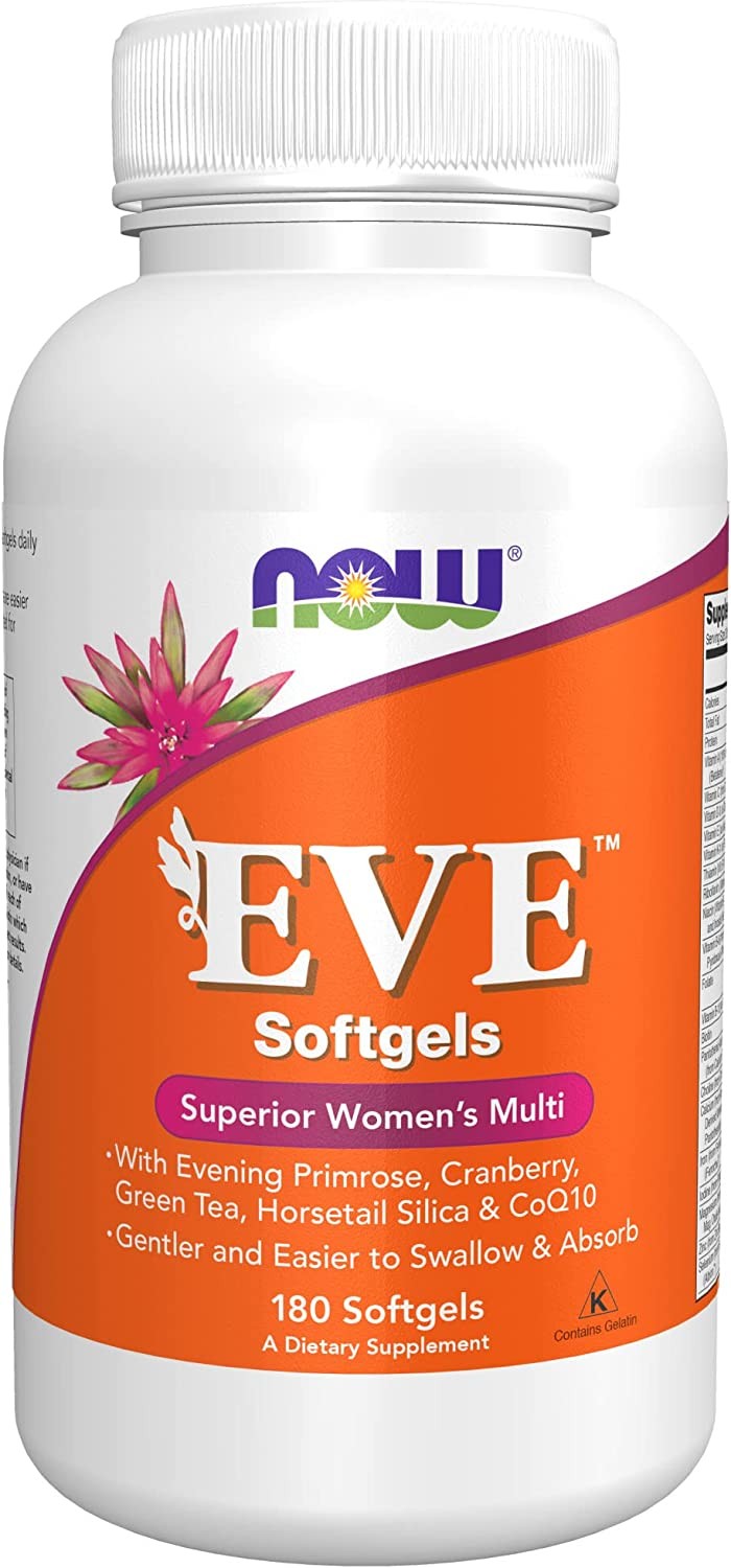 NOW Supplements, Eve™ Women's Multivitamin with Evening Primrose ...