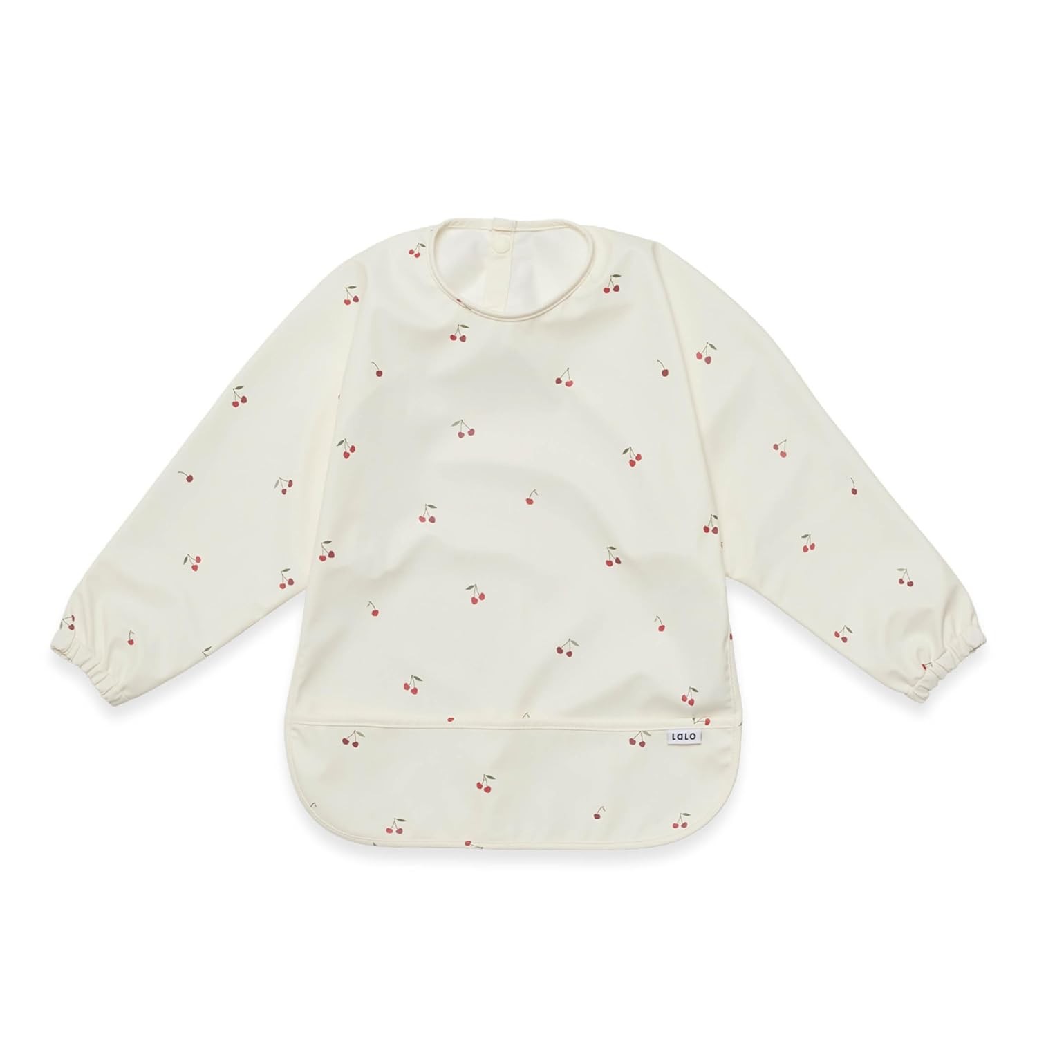 Lalo Smock Bib - Long Sleeve Baby Bib, Elastic Cuffs for Comfort, Large ...
