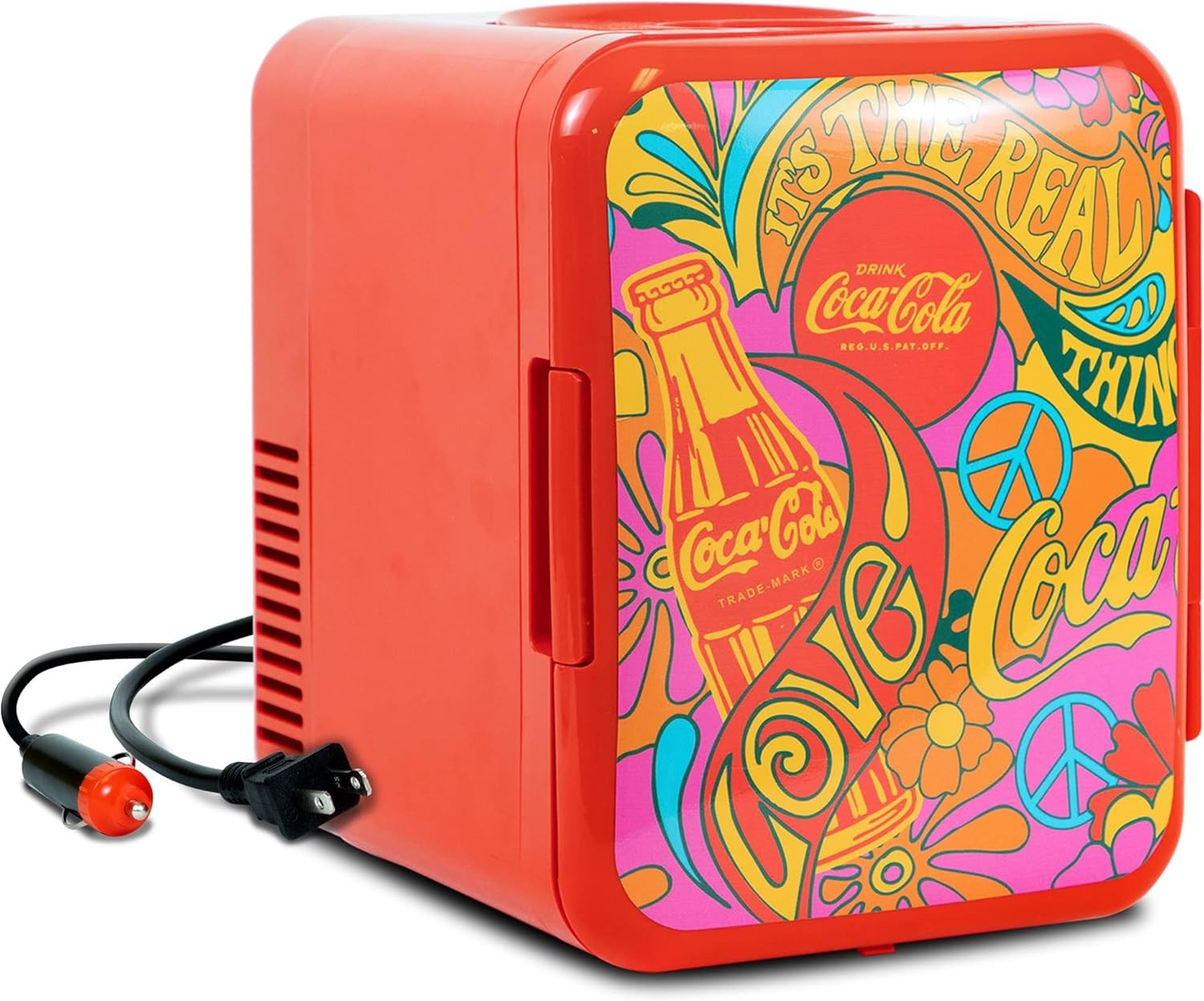 Coca Cola Mini Fridge - Refrigerator for Bedroom Office, Portable Table ...