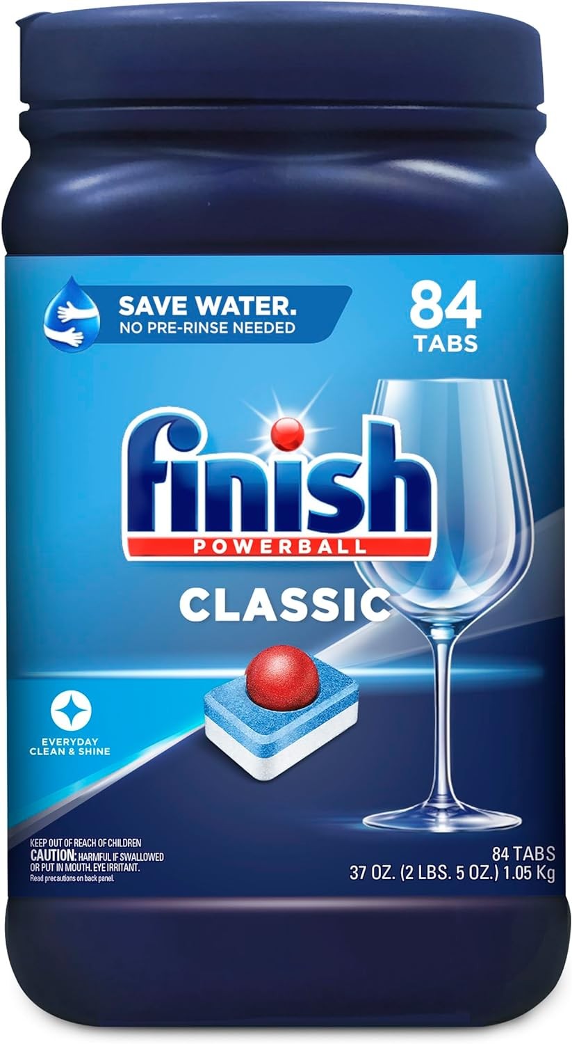 FINISH Classic, Dishwasher Detergent, Powerball, Dishwashing Tablets ...