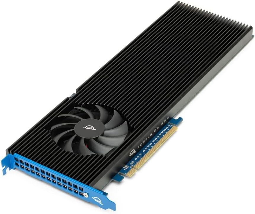 OWC Accelsior 8M2 Eight NVMe M.2 to PCIe Card Compatible with Mac Pro ...