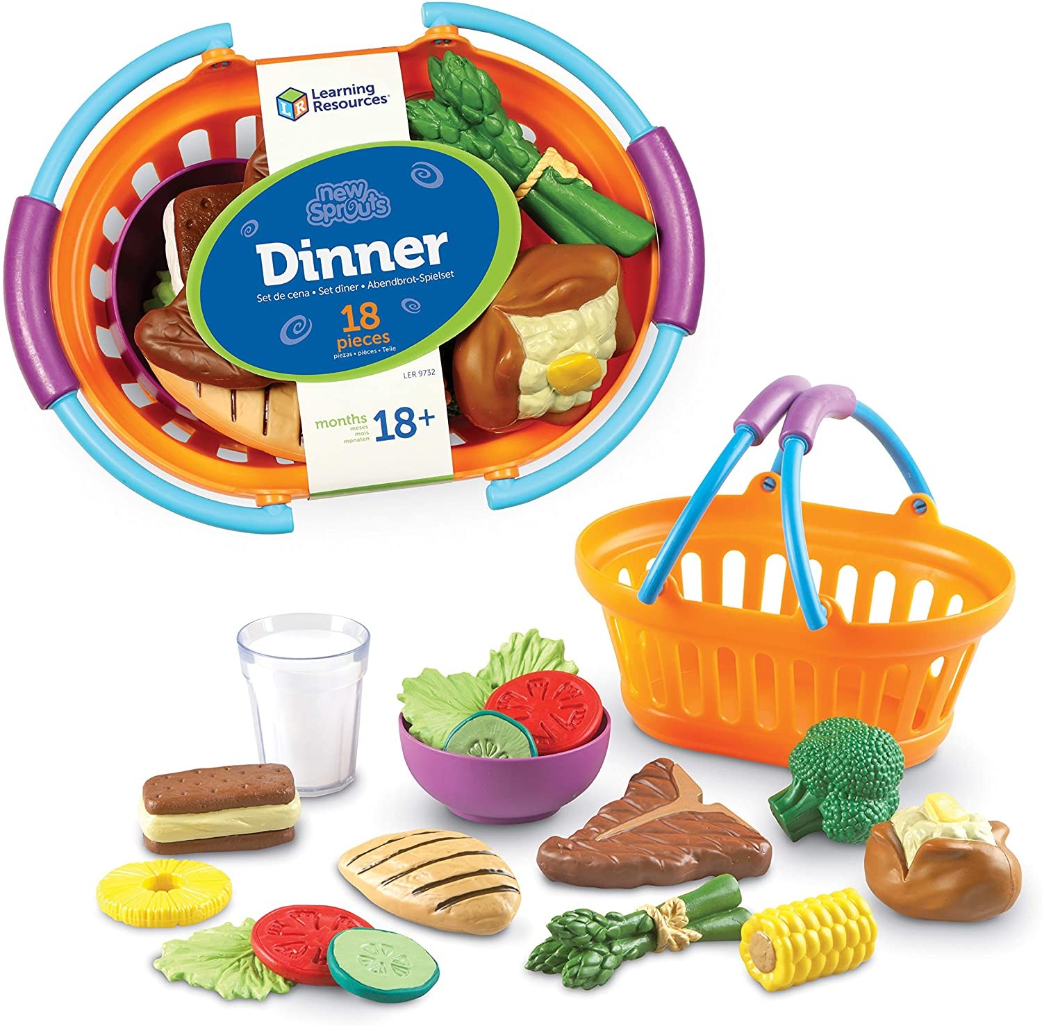 Learning Resources New Sprouts Dinner Food Basket 18 Pieces Ages 18 learning-resources-new-sprouts-dinner-food-basket-18-pieces-ages-18