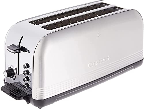 Cuisinart CPT-2500 Long Slot Toaster, Stainless Steel, Silver, 2-slice ...