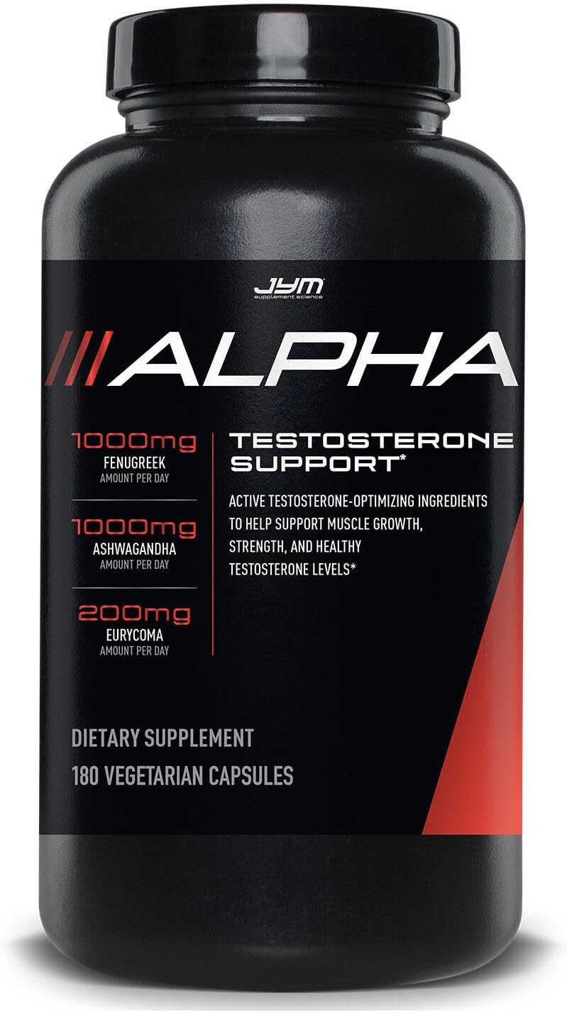 Alpha JYM Testosterone Support | Male Vitality, Hormone Optimization ...