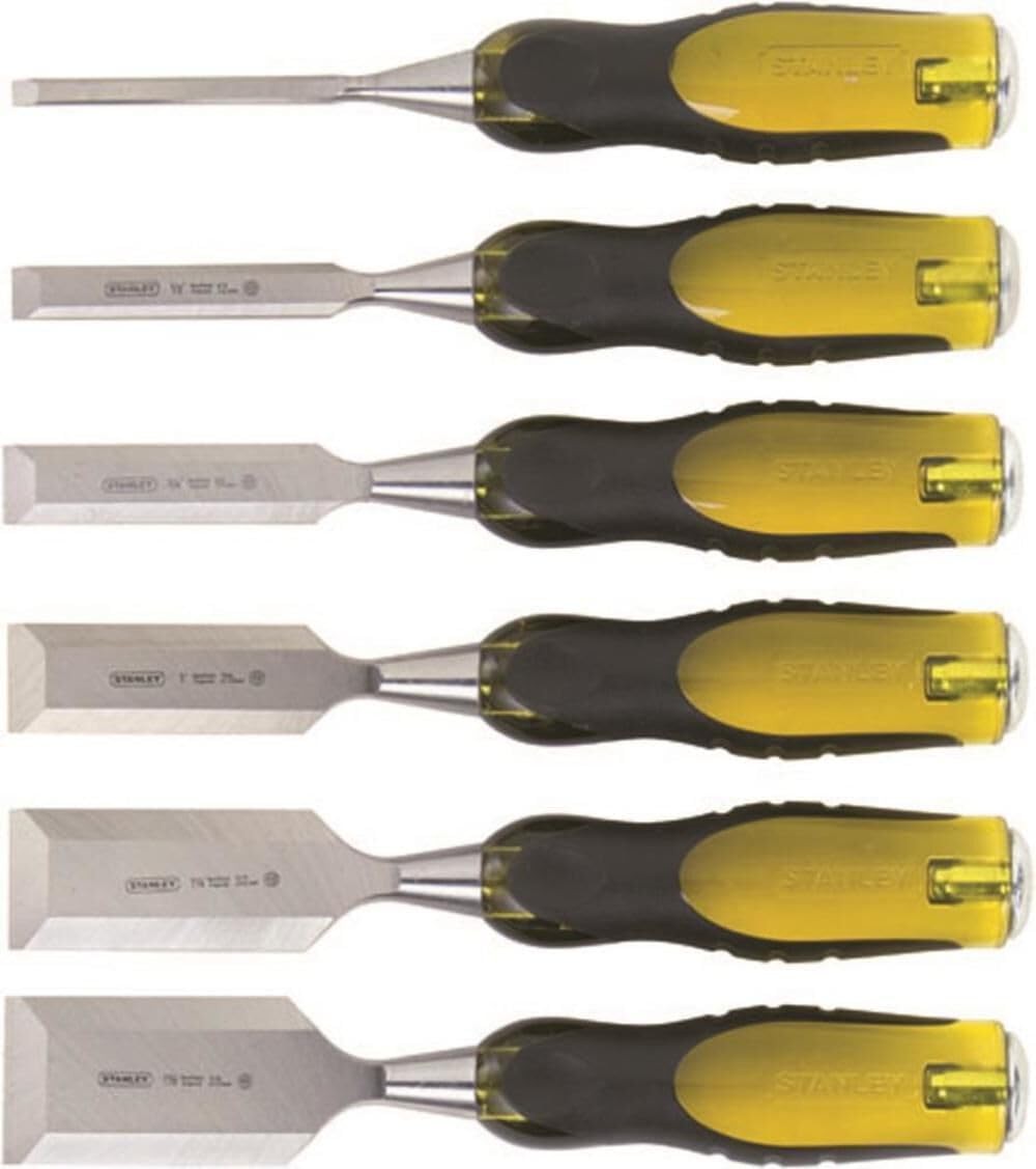 Stanley 6 Piece Fatmax Short Blade Chisel Set Deals and Price History ...