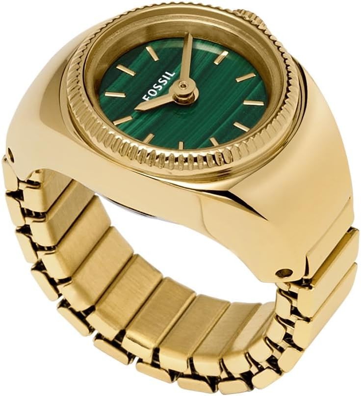 Fossil Women's Watch Ring with Two-Hand Analog Display and Stainless ...