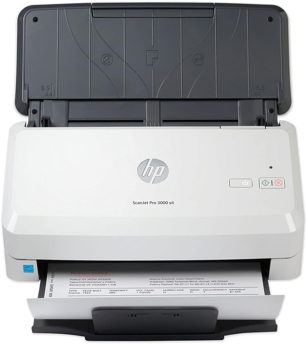 HP ScanJet Pro 2000 s2 (6FW06A) 35ppm USB 3.0 Color Duplex Scanner with ...