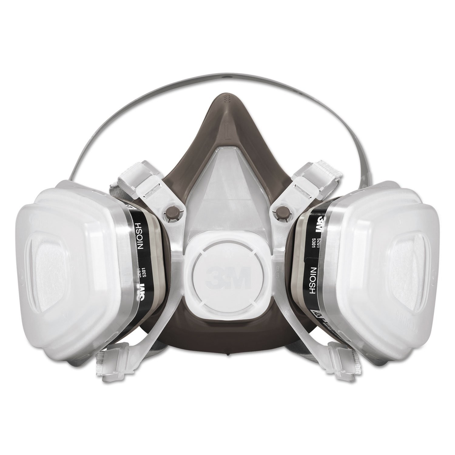 3M Half Facepiece Disposable Respirator Assembly 53P71, NIOSH Approved ...