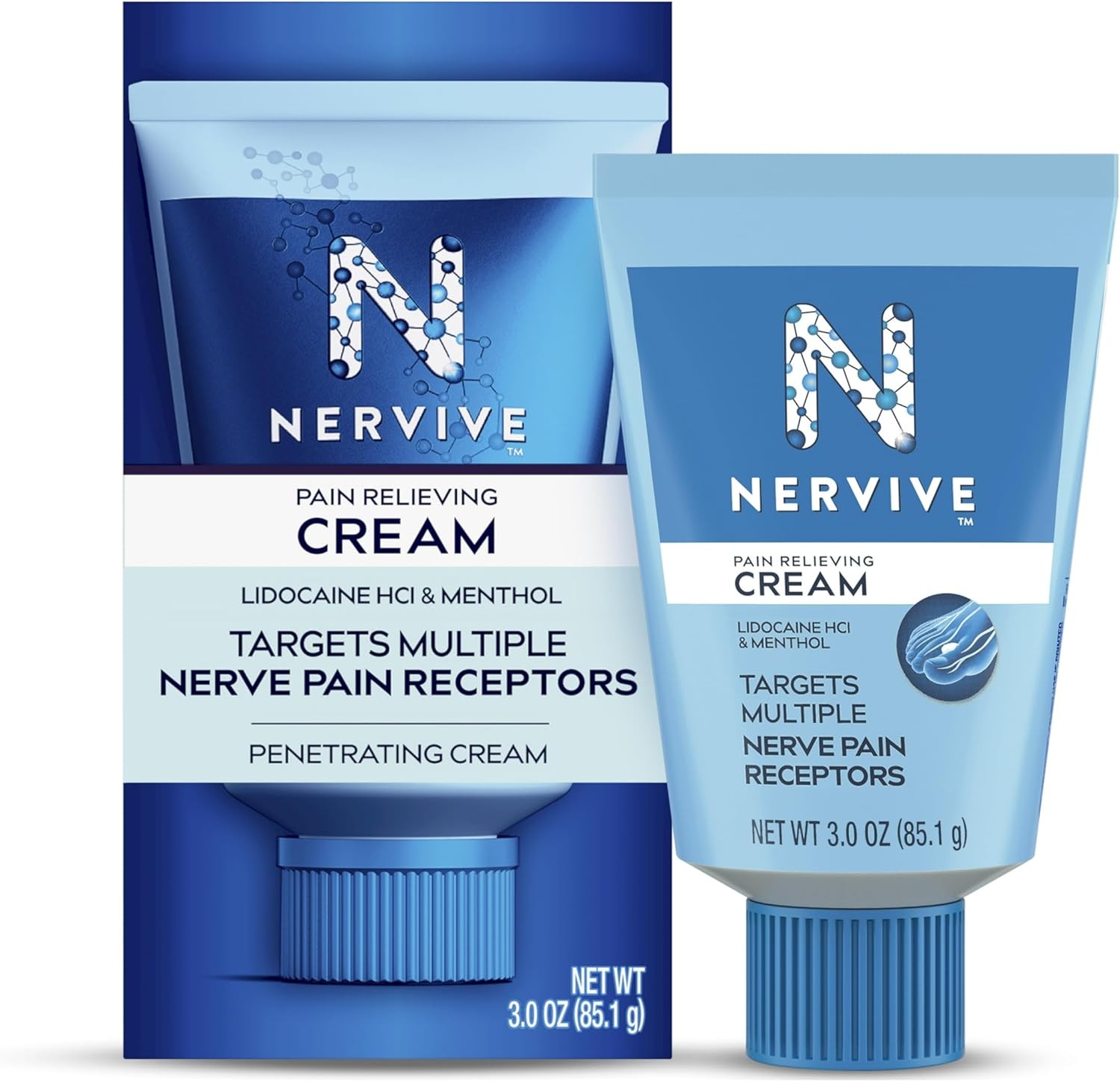 Nervive Pain Relieving Cream, Nervive Pain Relief, Max Strength Formula ...