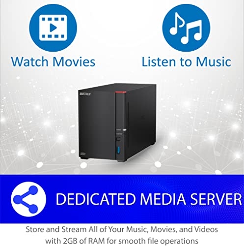 BUFFALO LinkStation 720 4TB 2-Bay Home Office Private Cloud Data ...