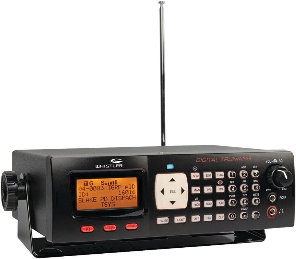 Whistler WS1065 Digital Trunking Desktop Scanner – Programmable Police ...