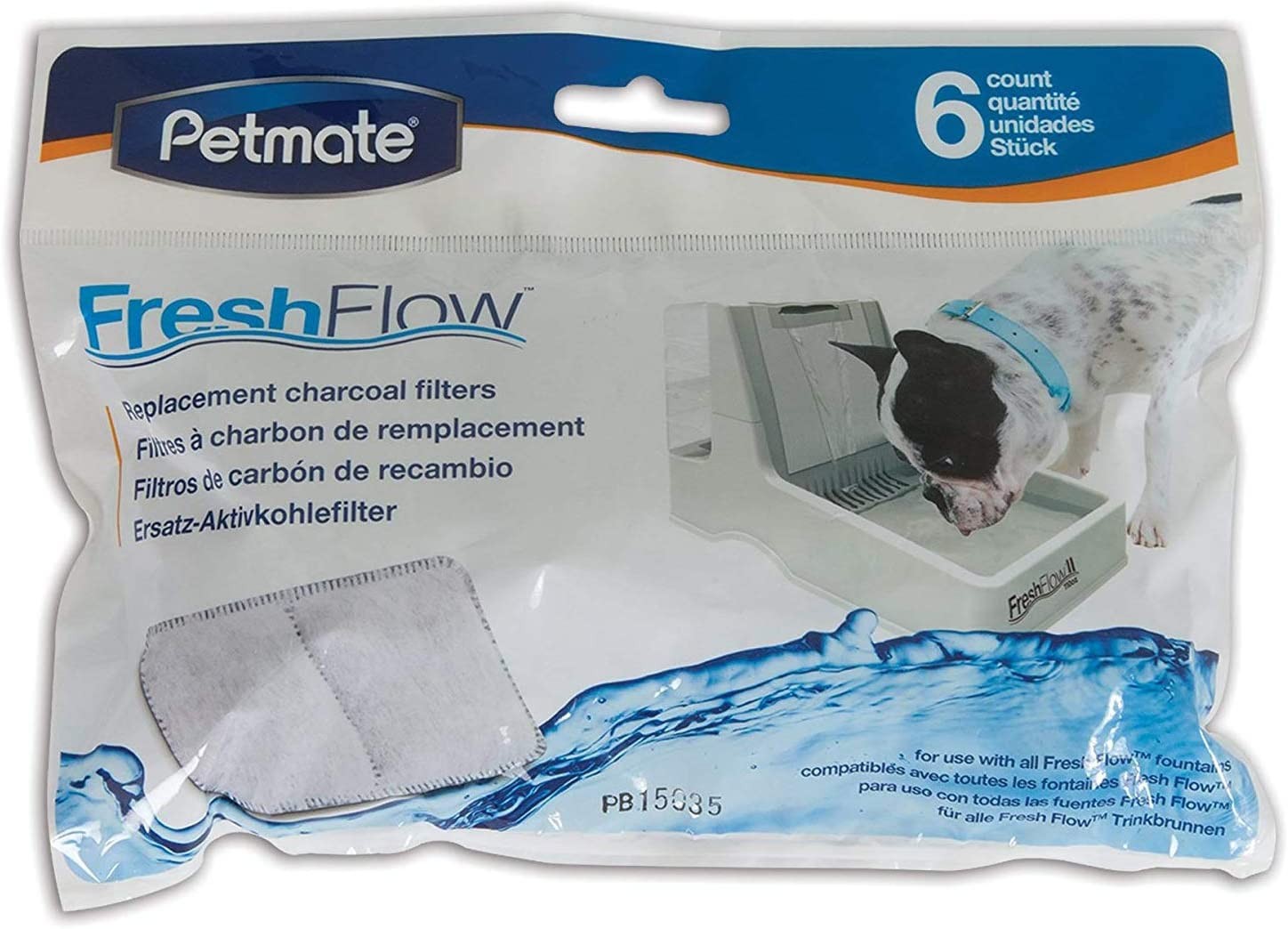 Petmate 6 Count Fresh Flow Replacement Filter,Gray Deals and Price ...