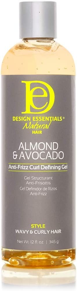 Design Essentials Natural Almond & Avocado Anti-frizz Curl Defining Gel ...