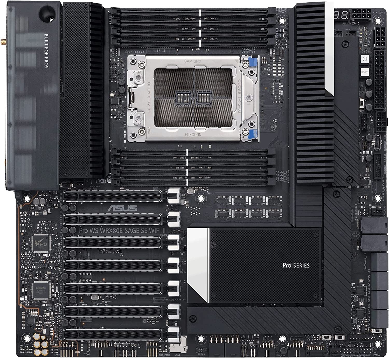 ASUS Pro WS WRX80E-SAGE SE WiFi II AMD WRX80 Ryzen™ Threadripper™ PRO ...