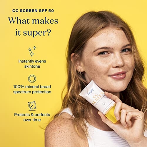Supergoop! CC Screen - SPF 50 PA++++ CC Cream, 100% Mineral Color ...