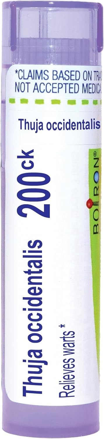 Boiron Thuja Occidentalis 200Ck Homeopathic Medicine for Warts - 80 ...
