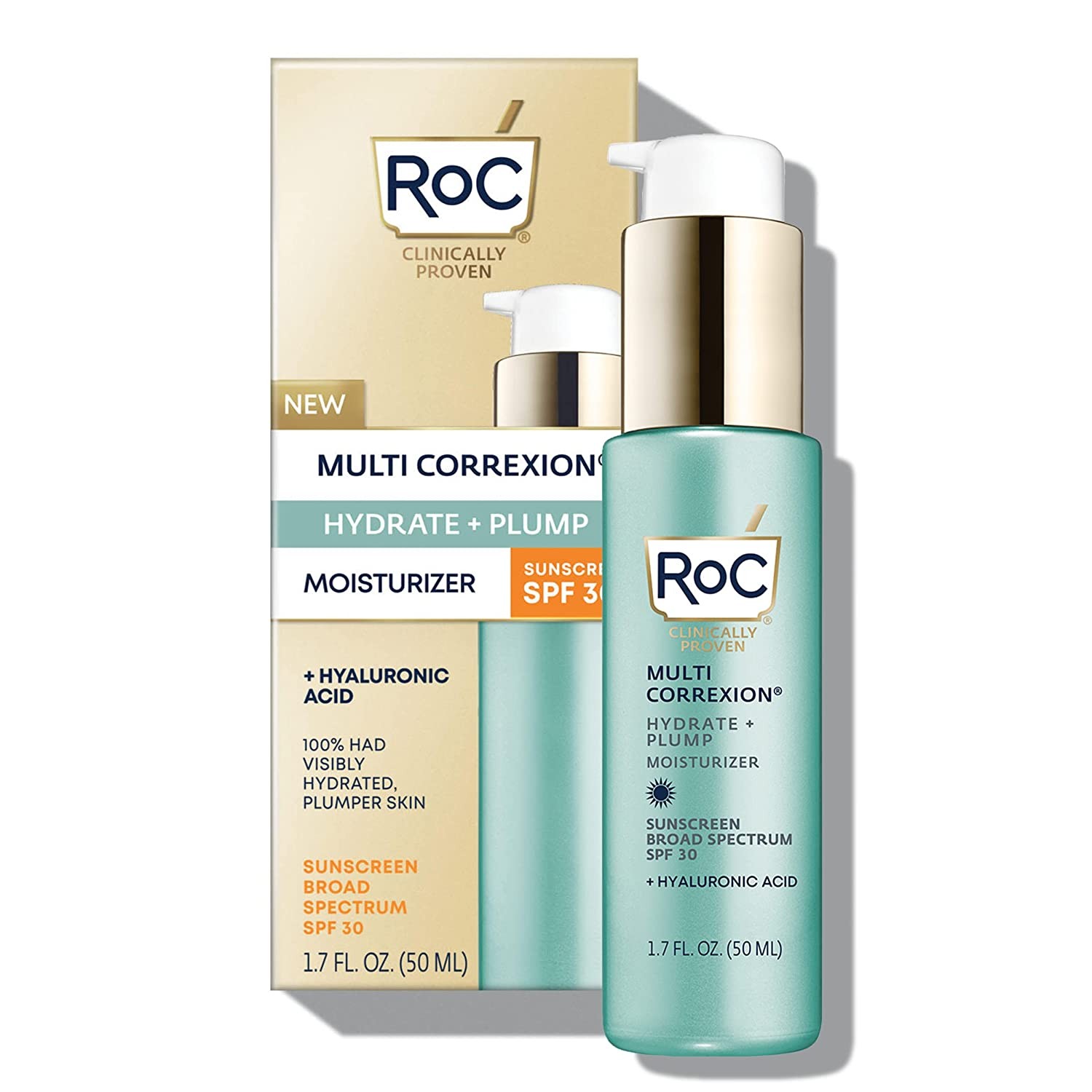 RoC Multi Correxion Hyaluronic Acid Anti Aging Daily Face Moisturizer ...
