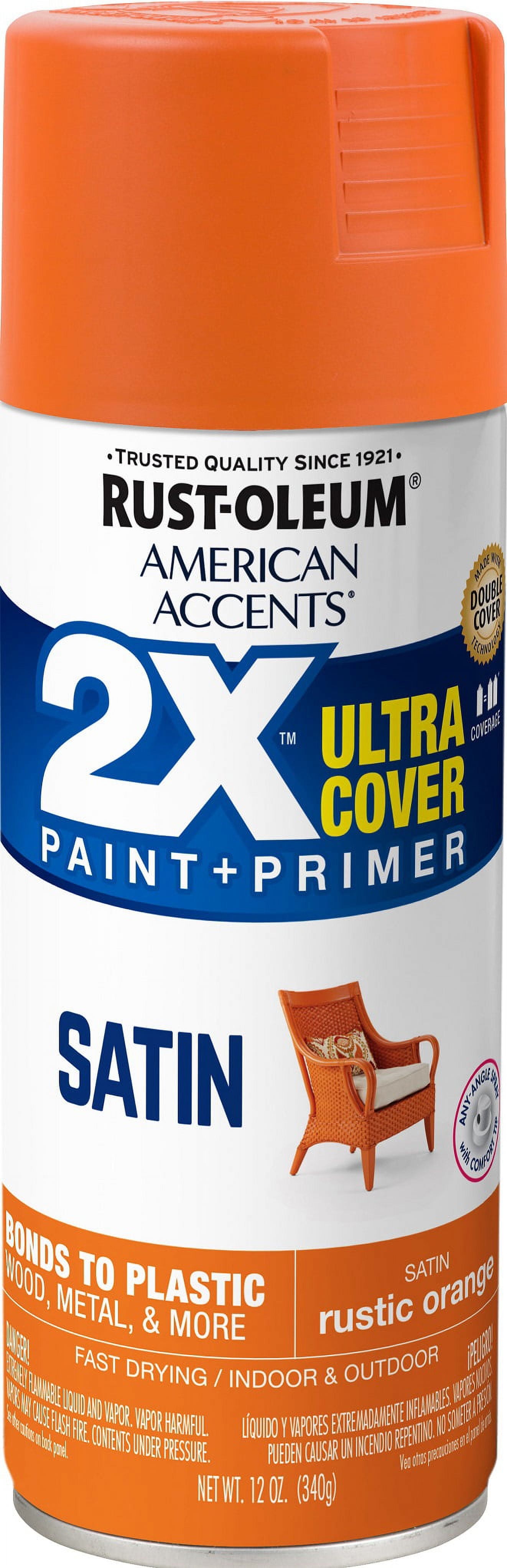 Real Orange Rust Oleum American Accents 2X Ultra Cover Gloss Spray ...
