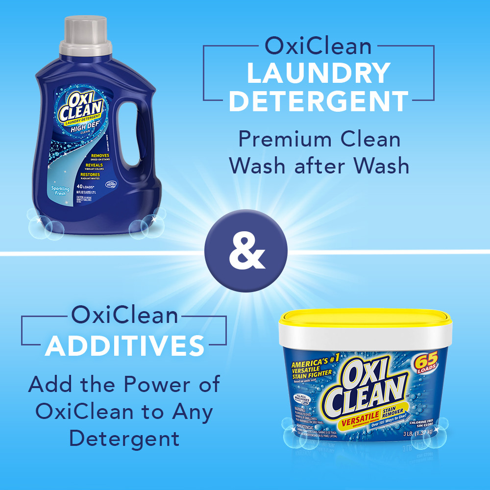 OxiClean Liquid Laundry Detergent, Sparkling Fresh Scent, 100.5 oz ...