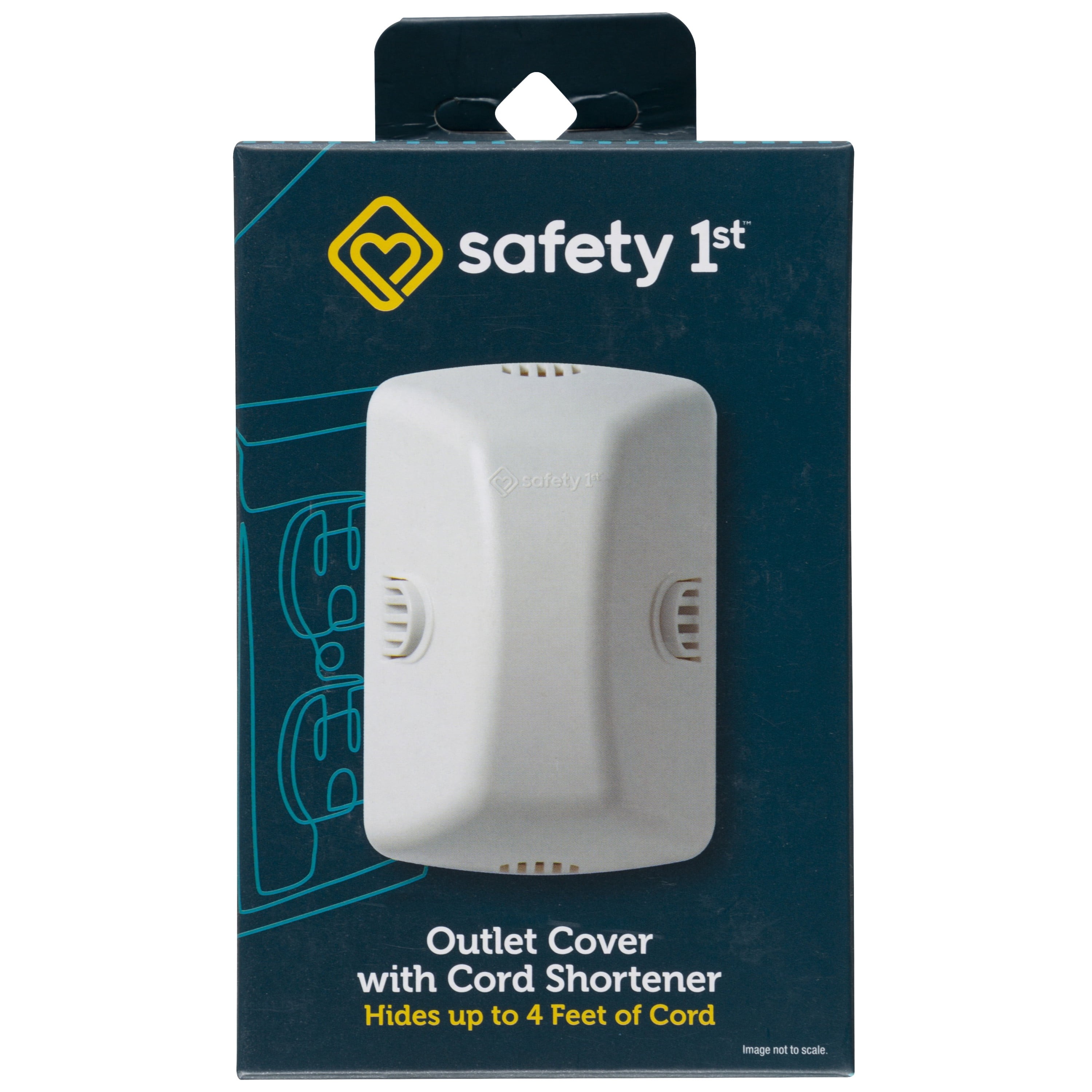 Safety 1st Outlet Cover with Cord Shortener, White, Toddler Deals and ...