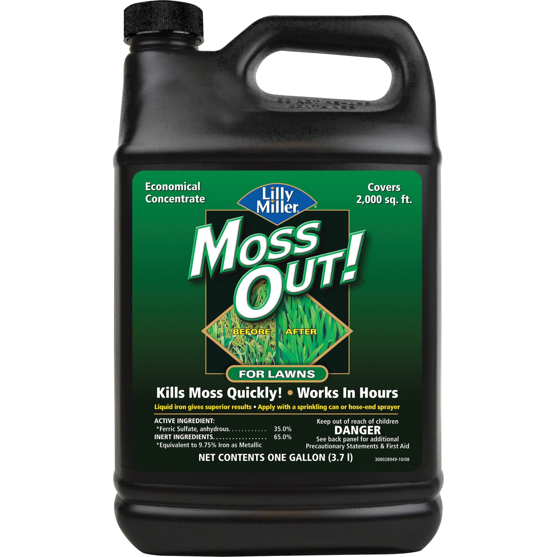 Lilly Miller Moss Out! Lawn Moss Killer Concentrate Herbicide, 1 Gallon ...