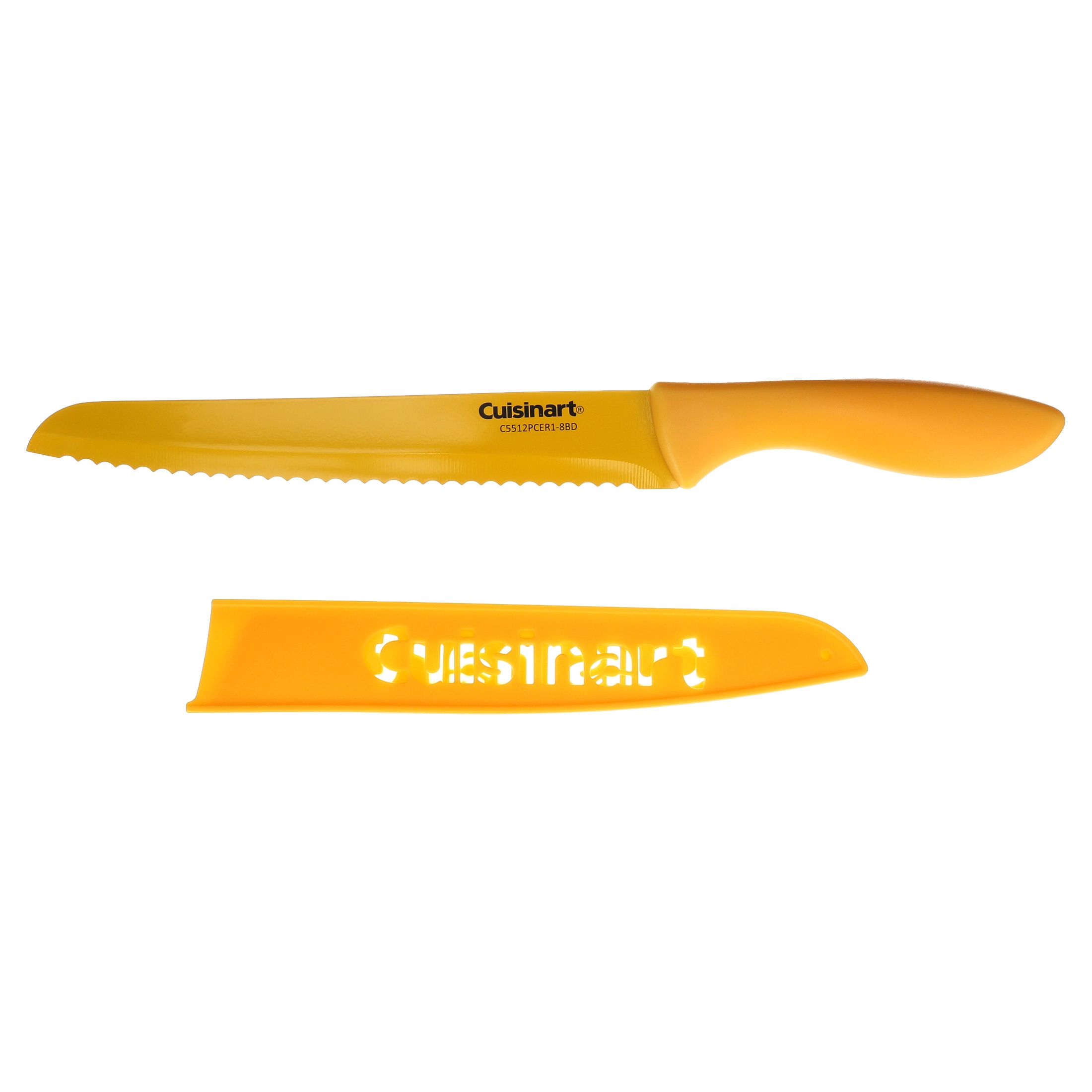 Cuisinart 12 Piece Ceramic Coated Color Knife Set with Blade Guards ...