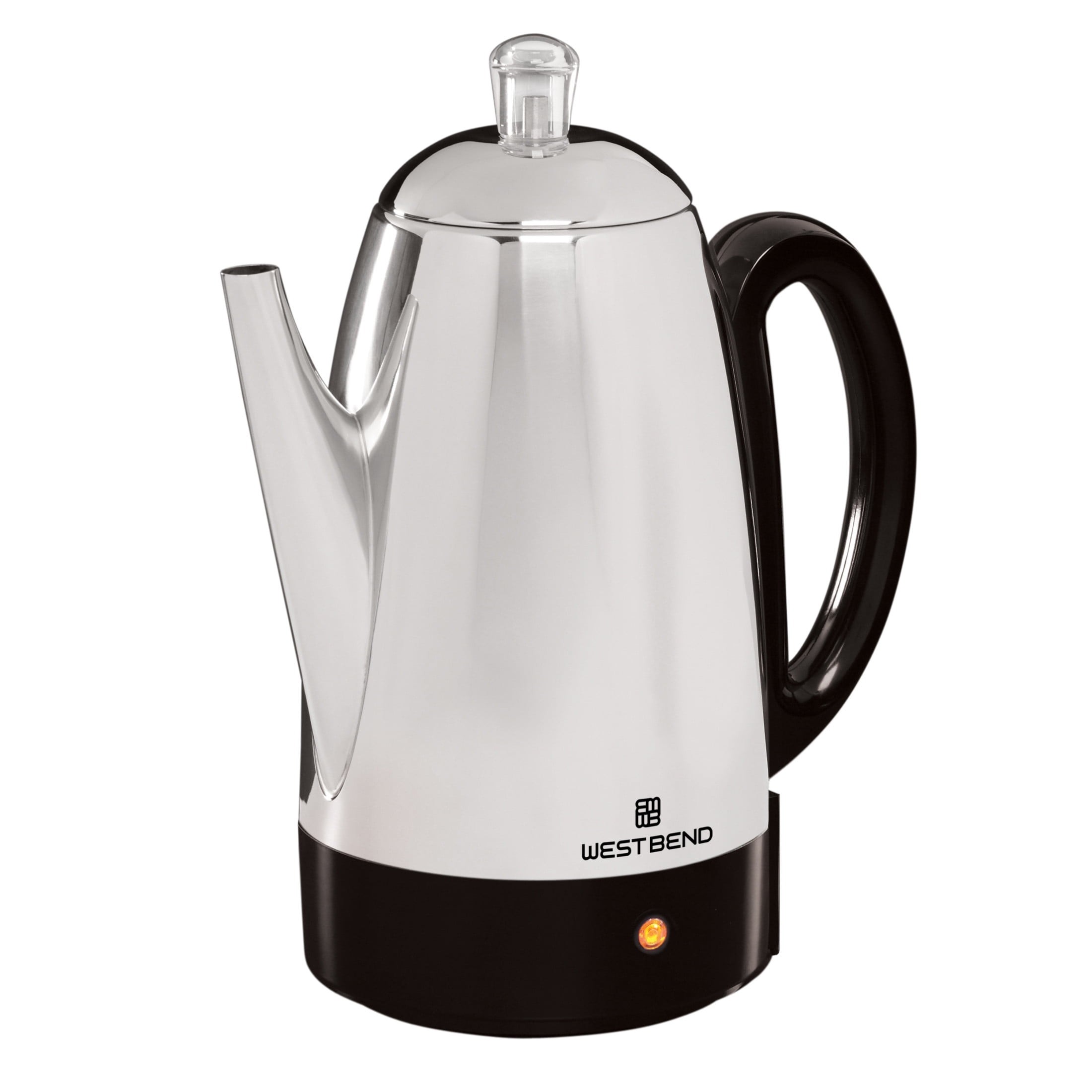 West Bend Classic 12-Cup Coffee Percolator with Cordless Serving, in ...