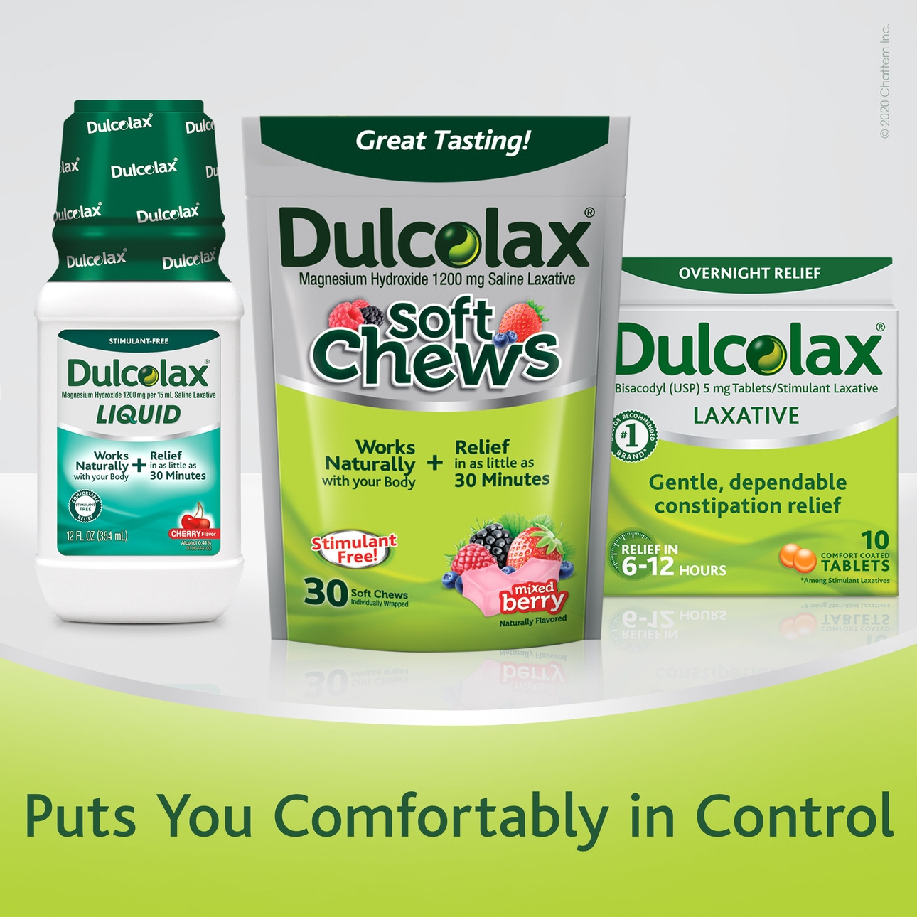 Dulcolax Soft Chews Saline Laxative Mixed Berry Gentle Relief 60 Ct ...