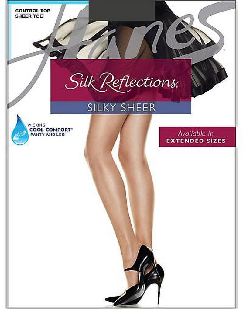 Hanes Silk Reflections Control Top Sheer Toe Pantyhose Deals and Price History at JoinHoney.com ...