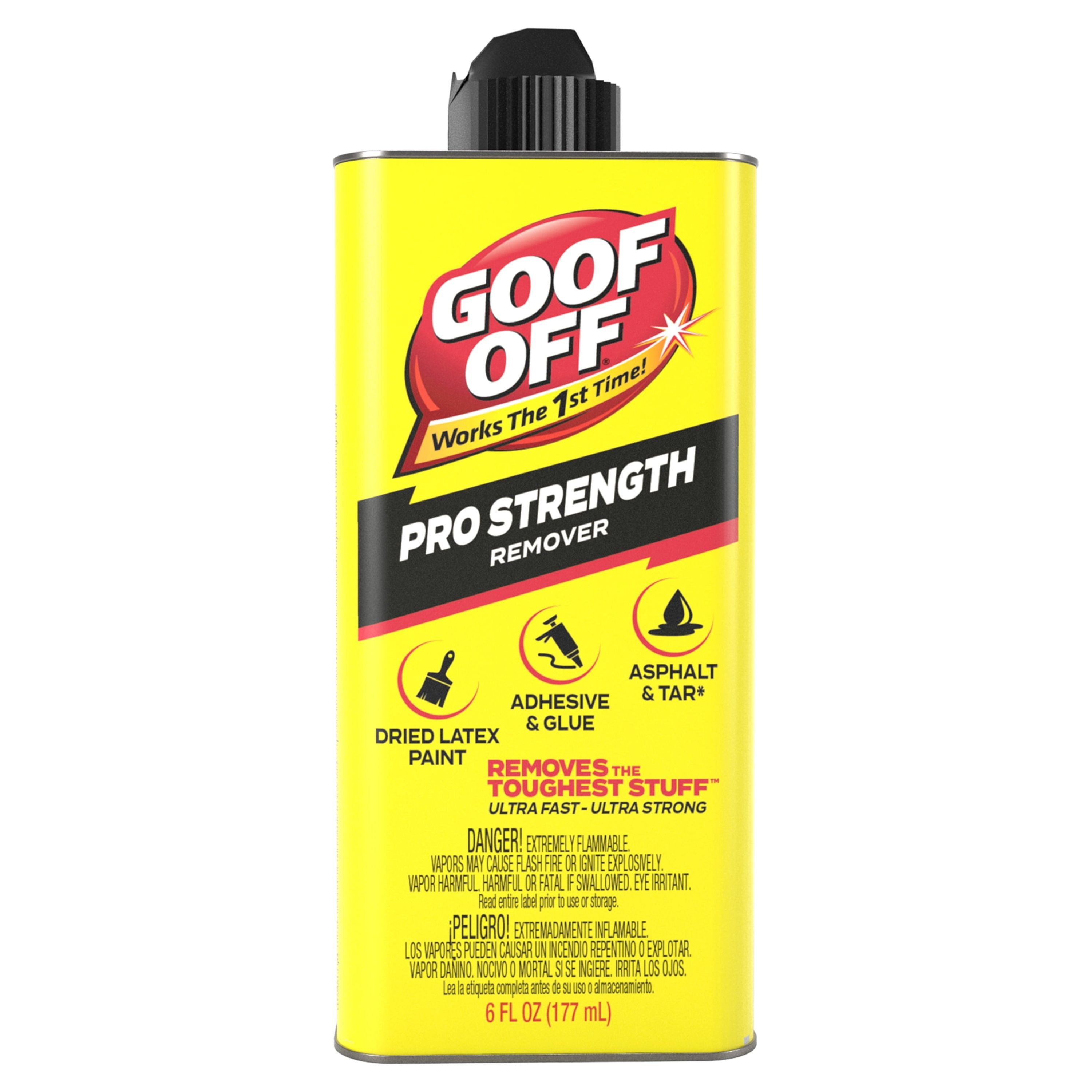 Goof Off Professional Strength Remover – 6 fl. Oz. - Latex Paint and ...
