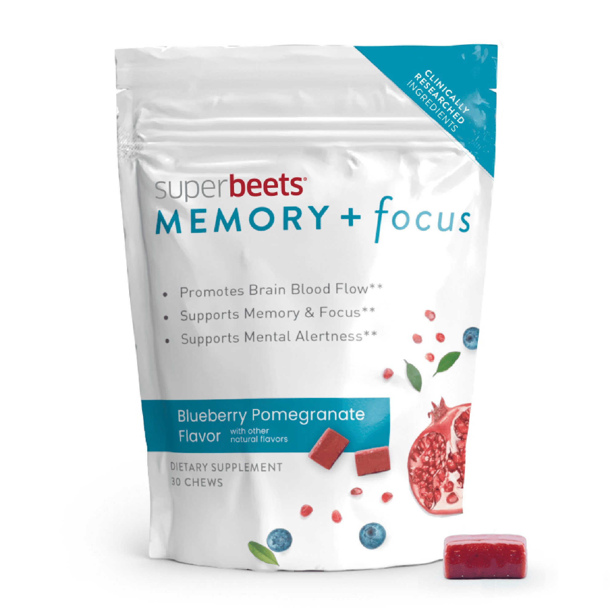 HumanN SuperBeets Memory + Focus Chews - Helps Support Brain Health ...