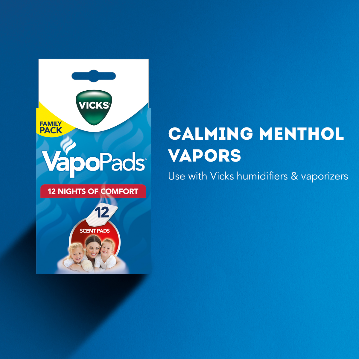 Vicks VapoPad Family Pack, For Use in Vicks Vaporizers and ...