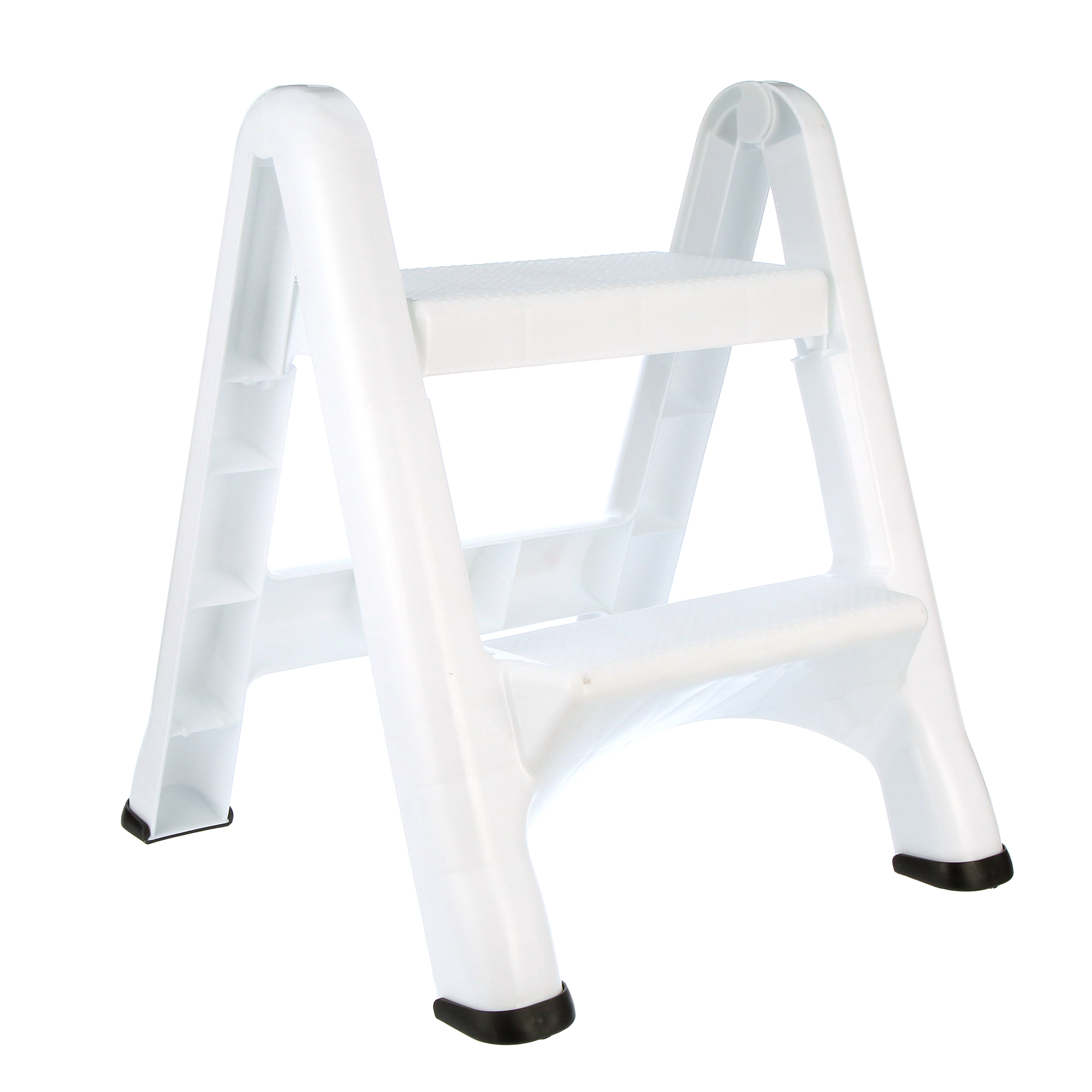 Rubbermaid EZ Step Folding 2-Step Stool, White Deals and Price History ...