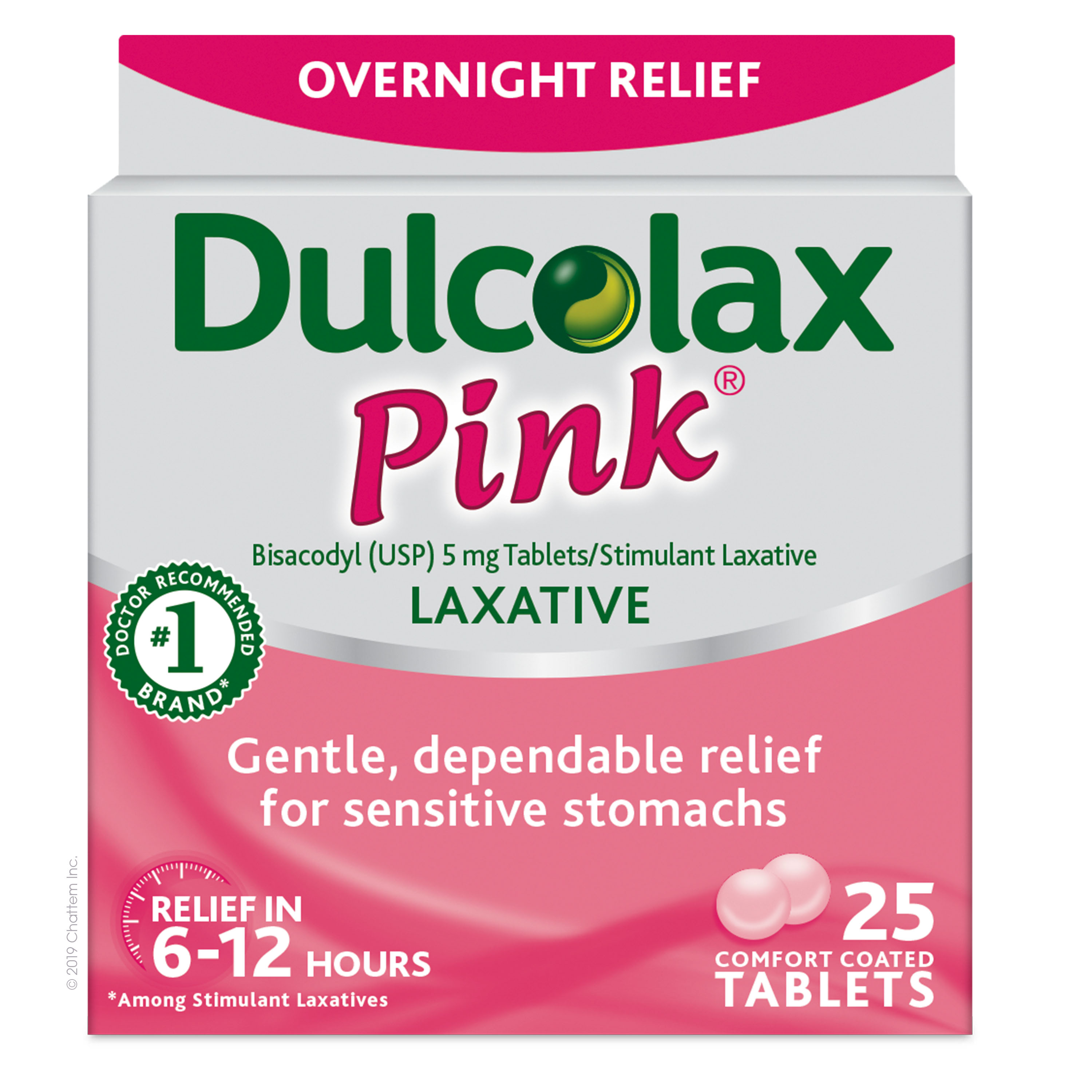 Dulcolax Pink Laxative Tablet (25 Ct), Overnight Relief Best Deals and ...