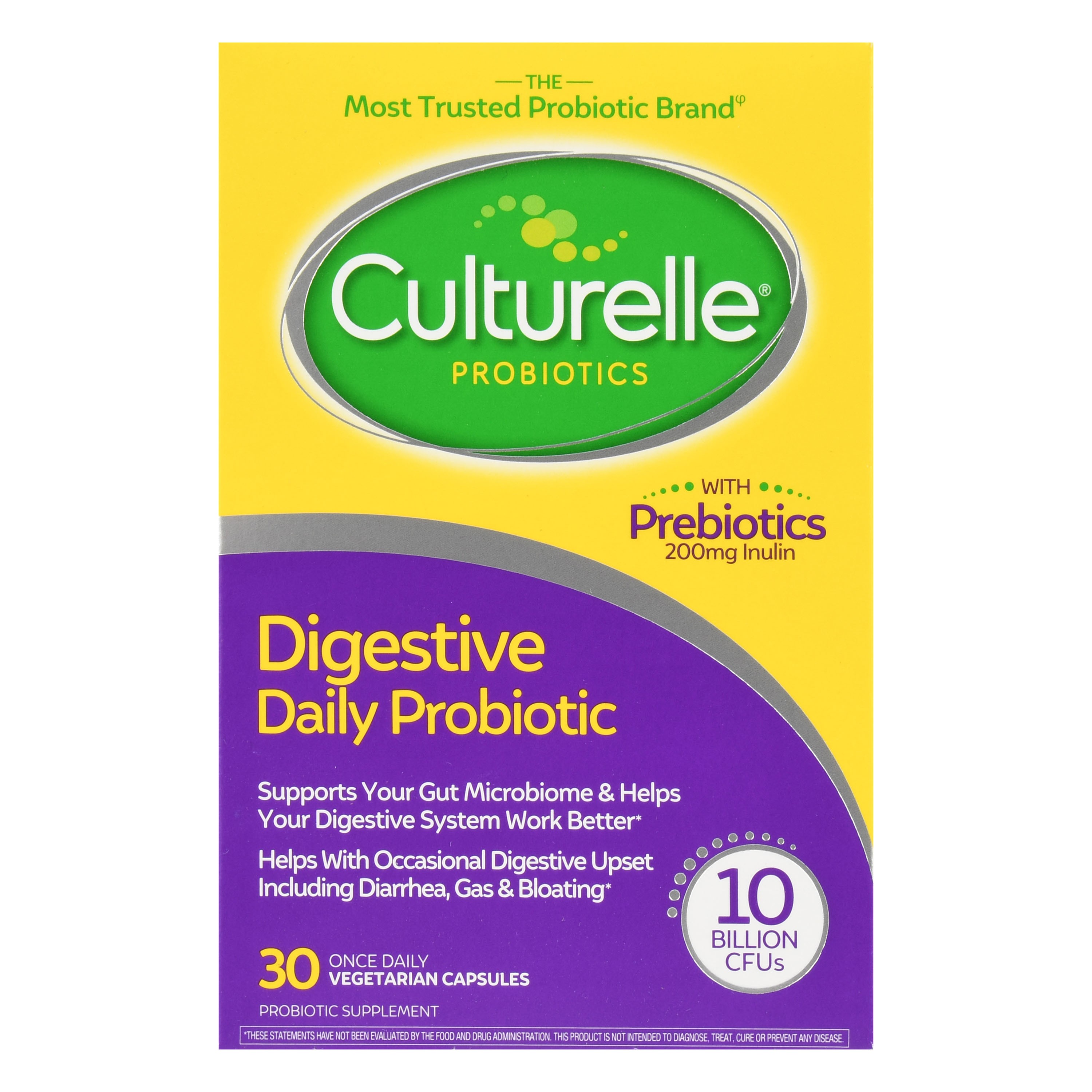 Culturelle Digestive Health Daily Probiotic Supplement, 30 Ct Best ...