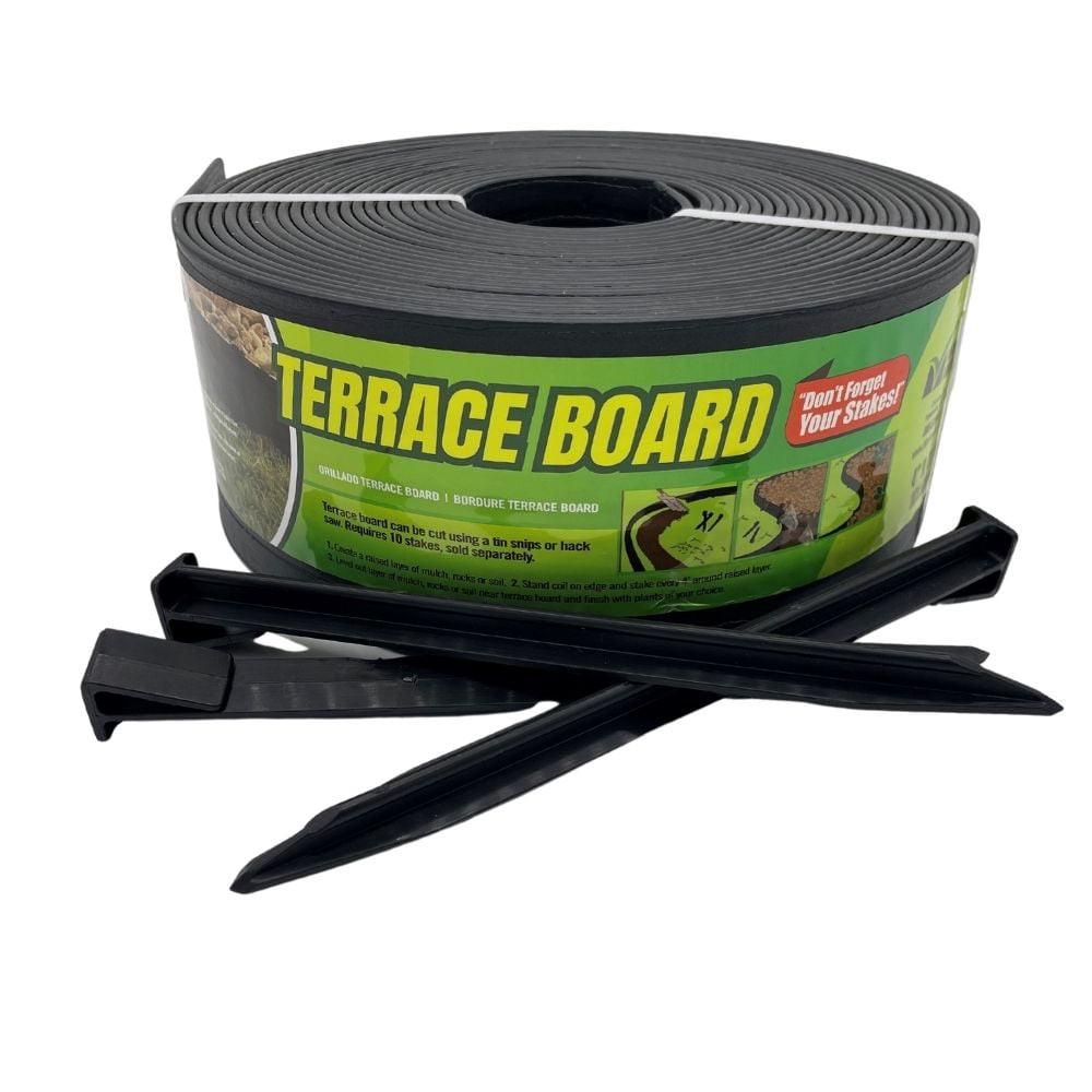 Terrace Board, Landscape Coiled Edging, Grass Barrier, Bender Board ...