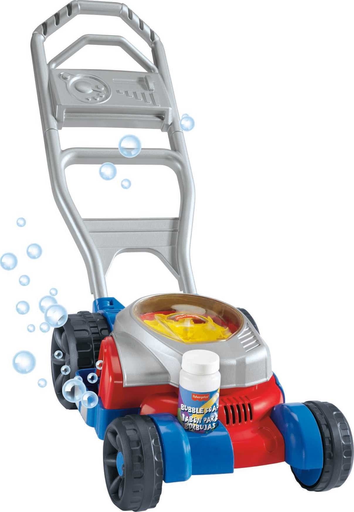 Fisher-Price Bubble Mower with Realistic Sounds, Push and Pull Deals ...